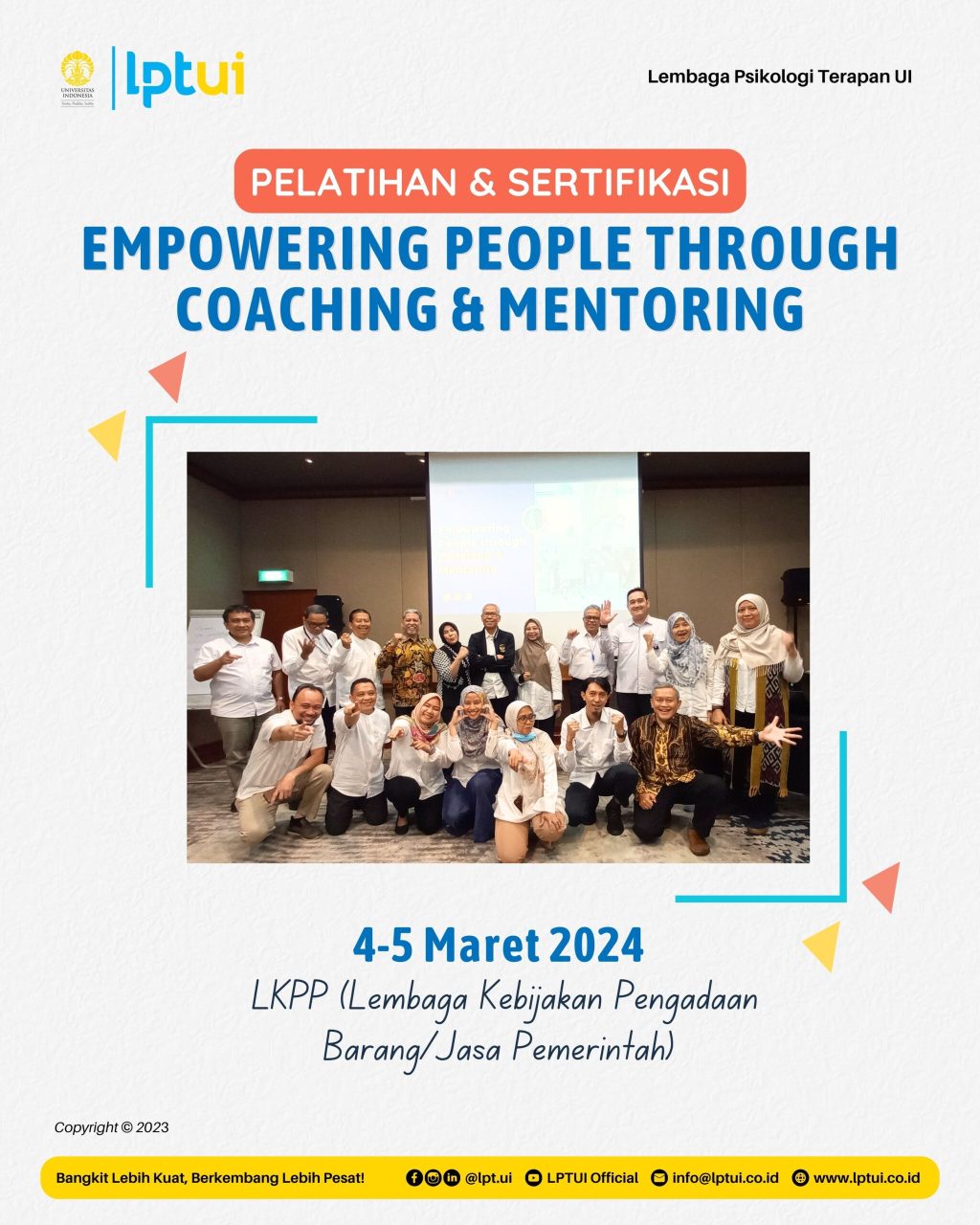 Pelatihan Untuk LKPP: Empowering Through Coaching and Mentoring - LPTUI