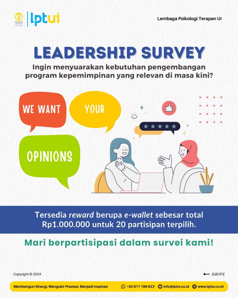Mari Berpartisipasi dalam Leadership Survey! - LPTUI